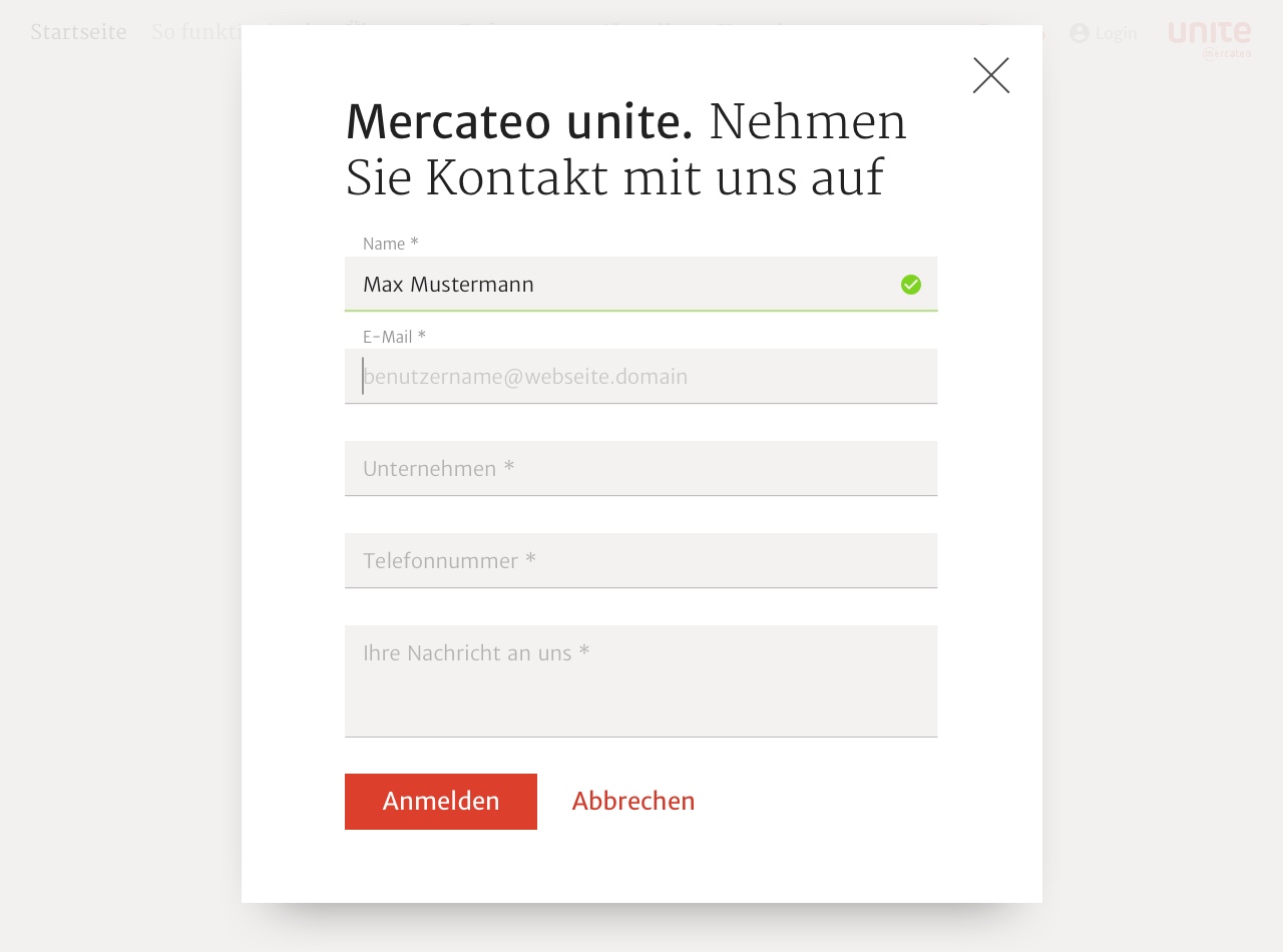 Christoph Doering | Web- und Interaktionsdesign Mercateo Unite